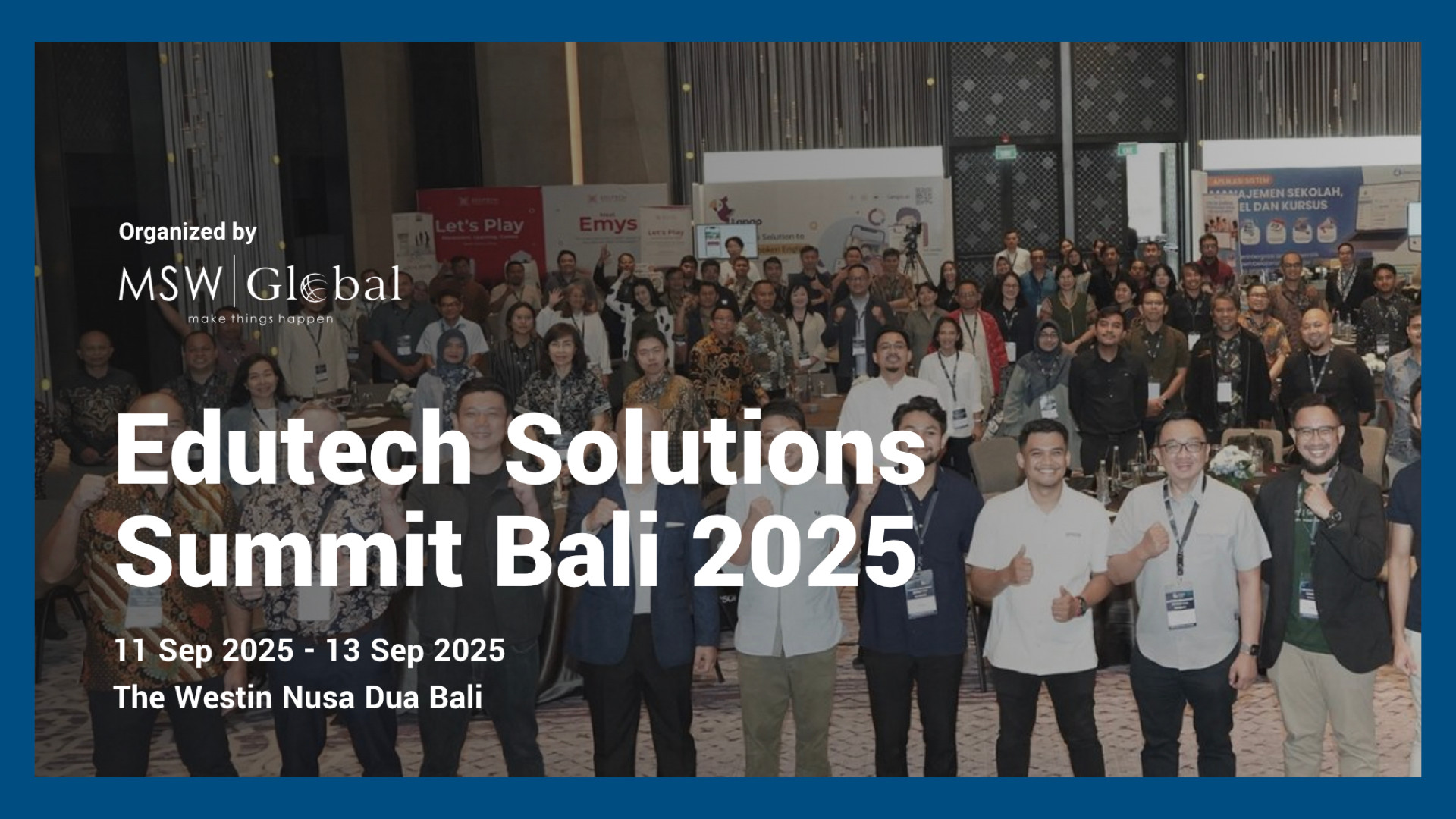 Edutech Solutions Summit Bali 2025 | EdEvents Community